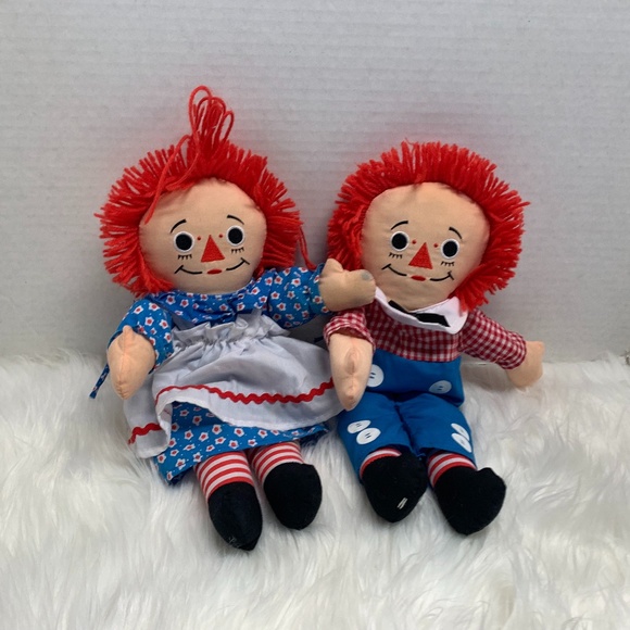 Hasbro | Toys | Hasbro 25 Raggedy Ann Andy Plush Stuffed Doll Toy 145 ...
